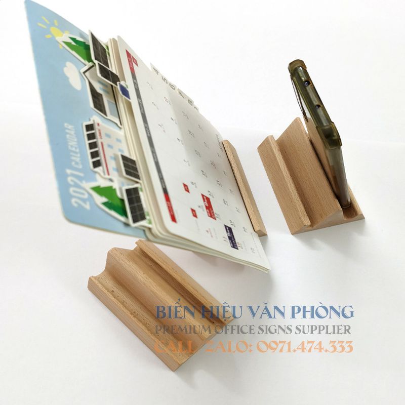 Chân menu gỗ để bàn